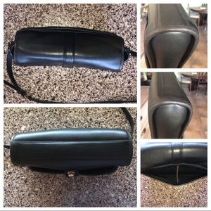 Coach | Bags | Rare Vintage Dark Navy Leather Coach Roll Bag9887 | Poshmark